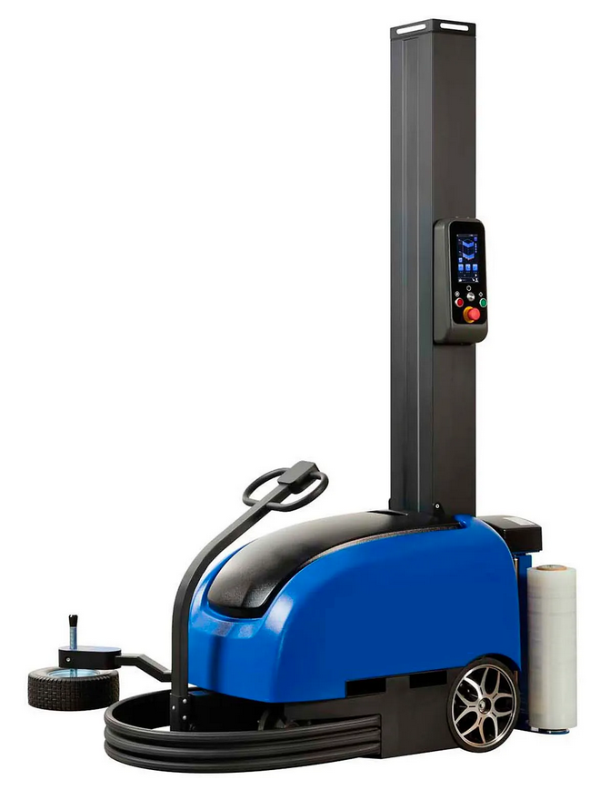 Mobile Robot Stretch Wrap Machine - Pallet Wrapper – Lean Material ...