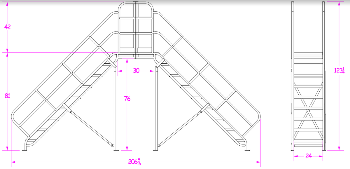 Cross-Over Bridge for Conveyor – Lean Material Handling Store
