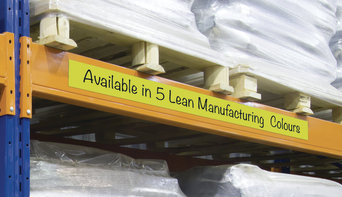 Magnetic Label Rolls for Racking and Shelves - 5 Colors, 5 Sizes – Lean ...