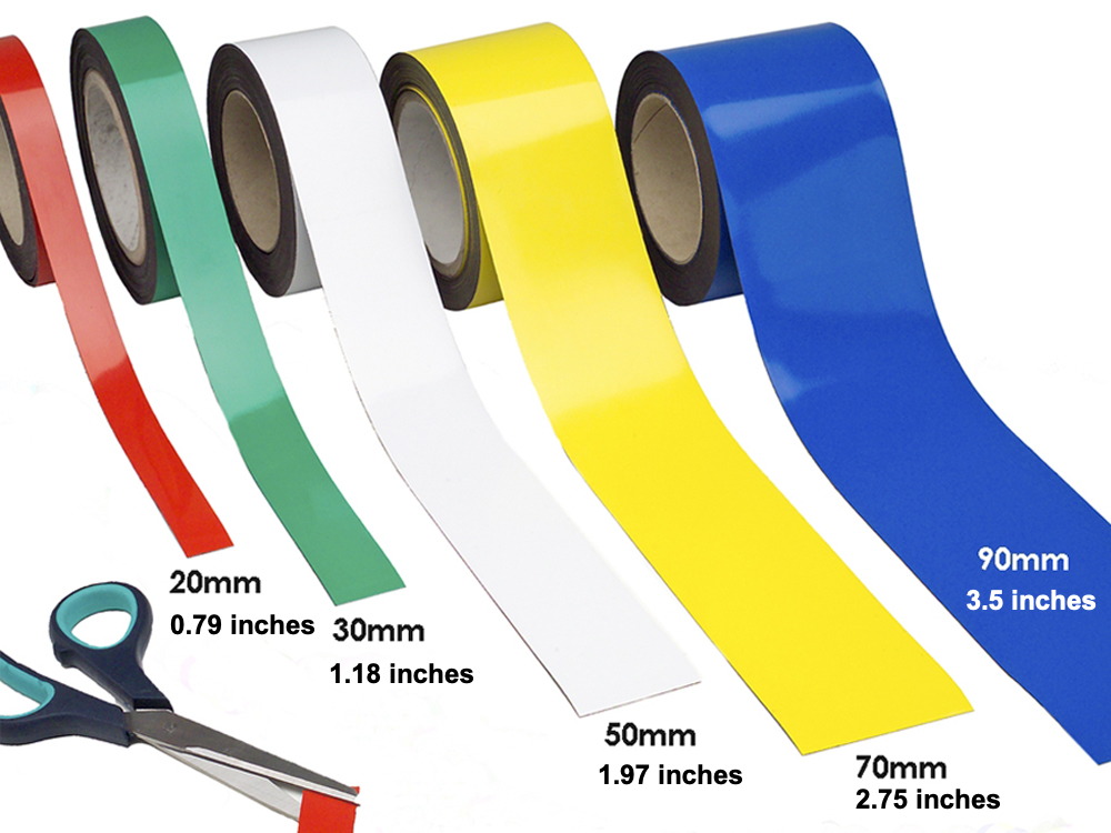 Magnetic Label Rolls for Racking and Shelves - 5 Colors, 5 Sizes – Lean ...