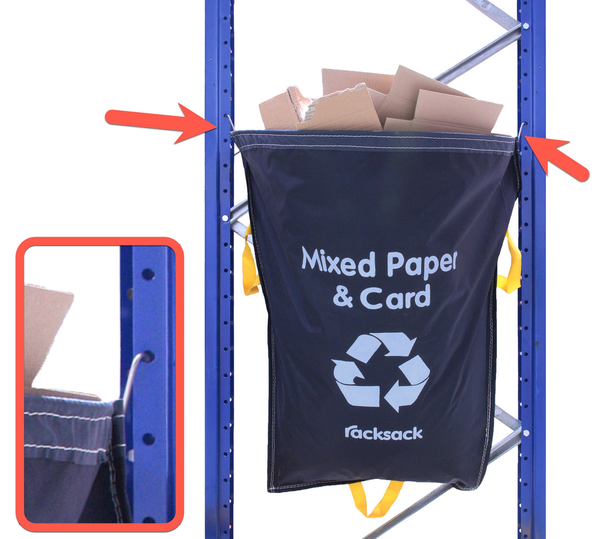 Rack Sack S Hooks for Wall or Rack Mounting – Lean Material Handling Store