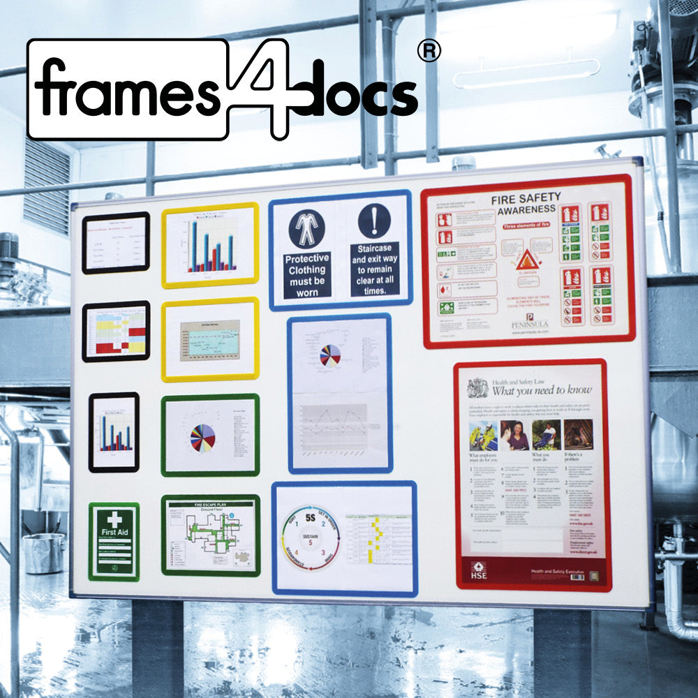 Business Document Frames - Magnetic and Self Adhesive - Frames4Docs – Lean Material Handling Store
